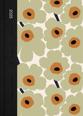 Vuosikalenterikirja 2025 Marimekko Unikko A5 | Suomen Korttipiste Oy